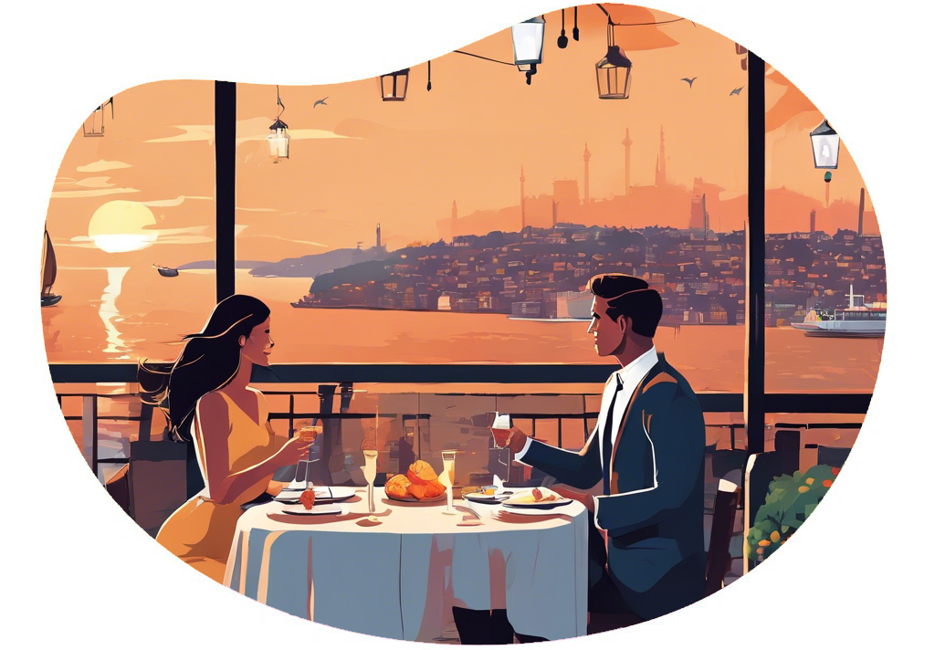 Bosphorus View Rooftop Date | Date Idea | My Spicy Vanilla