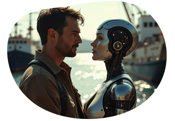 Dockside Discovery: Albert and the Android Iris | Roleplay Idea | My Spicy Vanilla