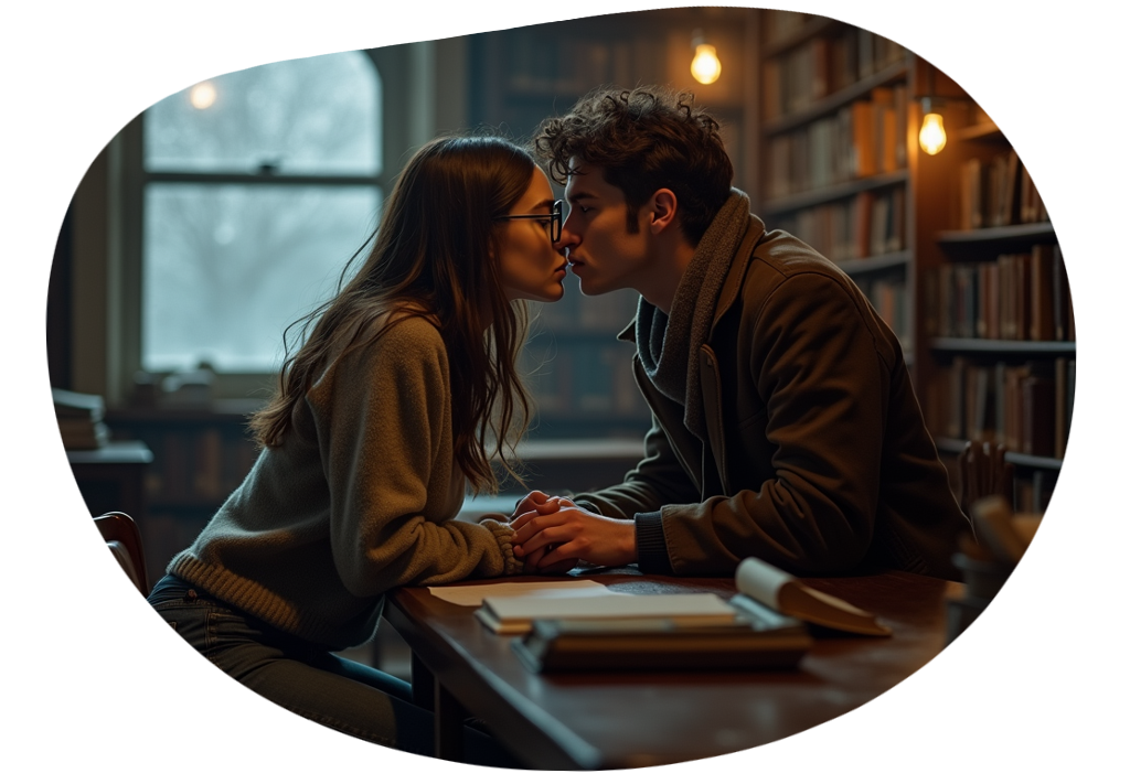 Forbidden Love in the Library | Roleplay Idea | My Spicy Vanilla