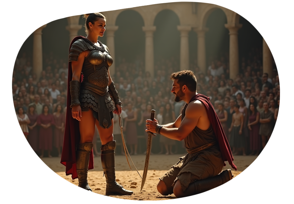 Gladiator's Mercy: A Tale of Power and Submission | Roleplay Idea | My ...