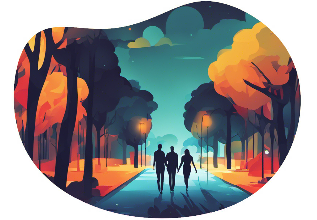 Glowing Night Stroll with Happy End | Date Idea | My Spicy Vanilla