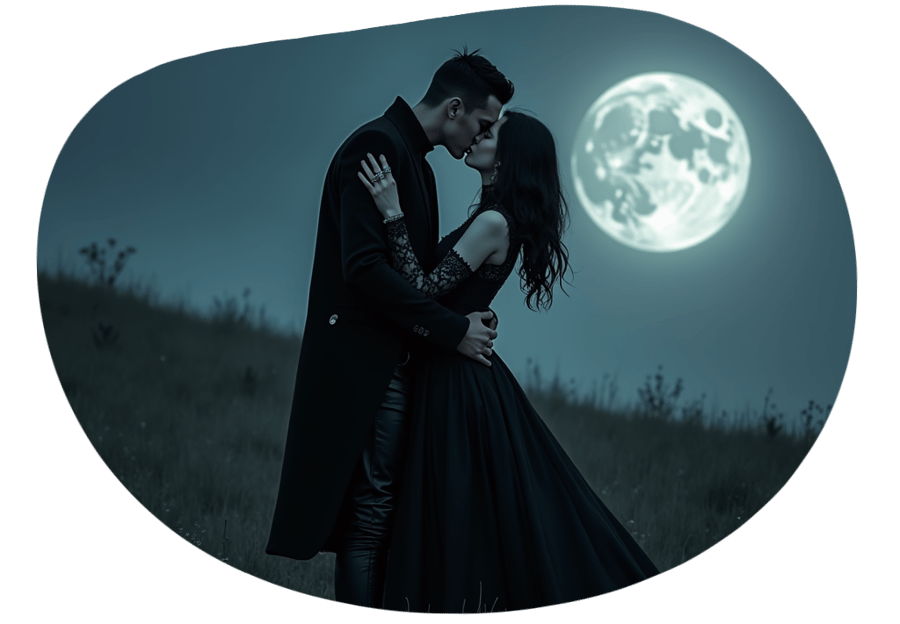 Midnight Embrace Under the Full Moon | Roleplay Idea | My Spicy Vanilla