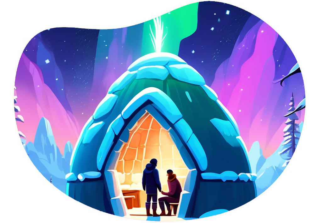 Northern Lights Watching in a Cozy Igloo | Date Idea | My Spicy Vanilla