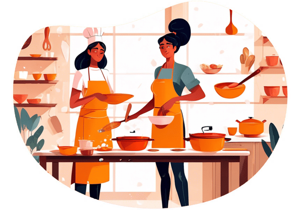 Romantic Indoor Cooking Class Date Night | Date Idea | My Spicy Vanilla