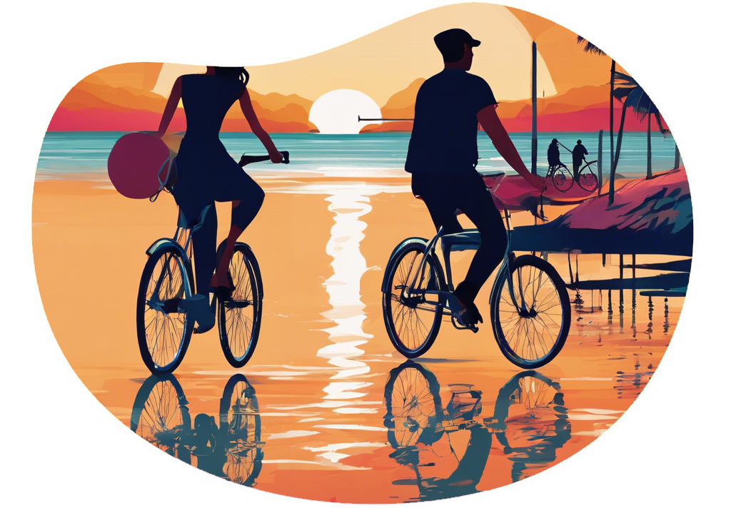Seaside Sunset Cycle Ride | Date Idea | My Spicy Vanilla