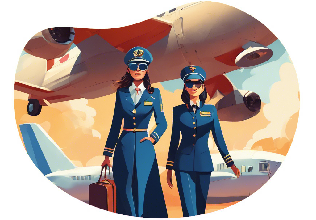 Sky-High Fantasy: The Pilot and the Air Hostess | Roleplay Idea | My ...