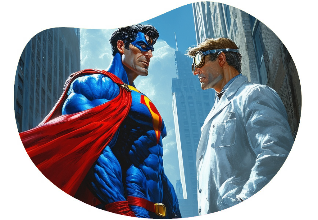 Supra vs Kain: A Superhero and Villain Showdown | Roleplay Idea | My ...